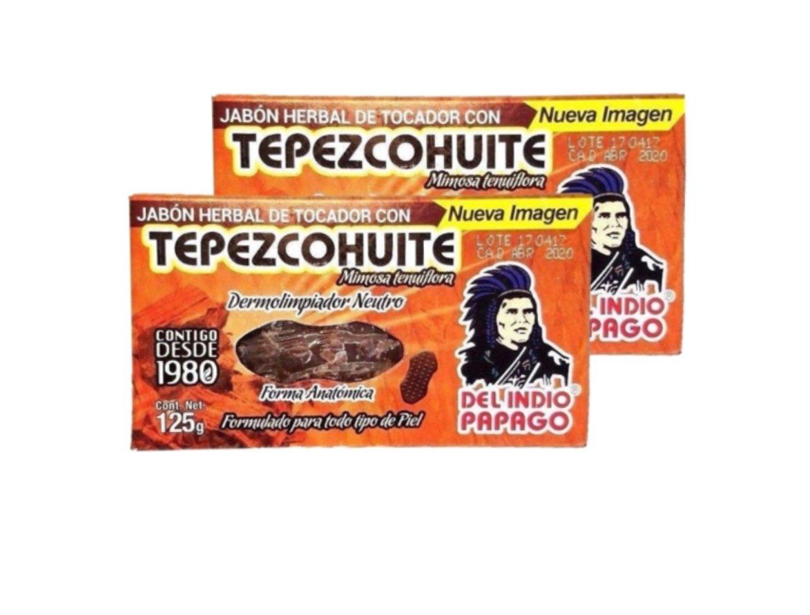 3-Pack DEL INDIO PAPAGO Neutral Tepezcohuite Bar Soap 125gr - All Skin ...