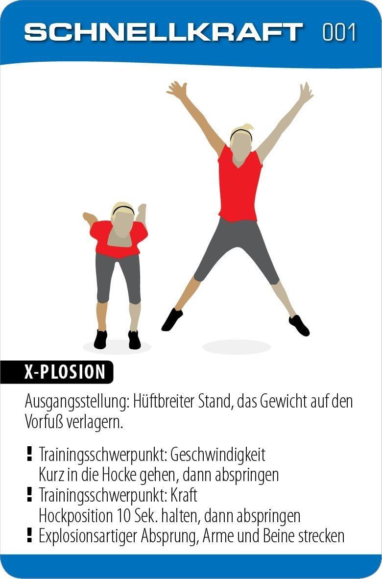 Stop!Fitness Fast Power Plyometrics Training Tickets | Exercise Cards ...