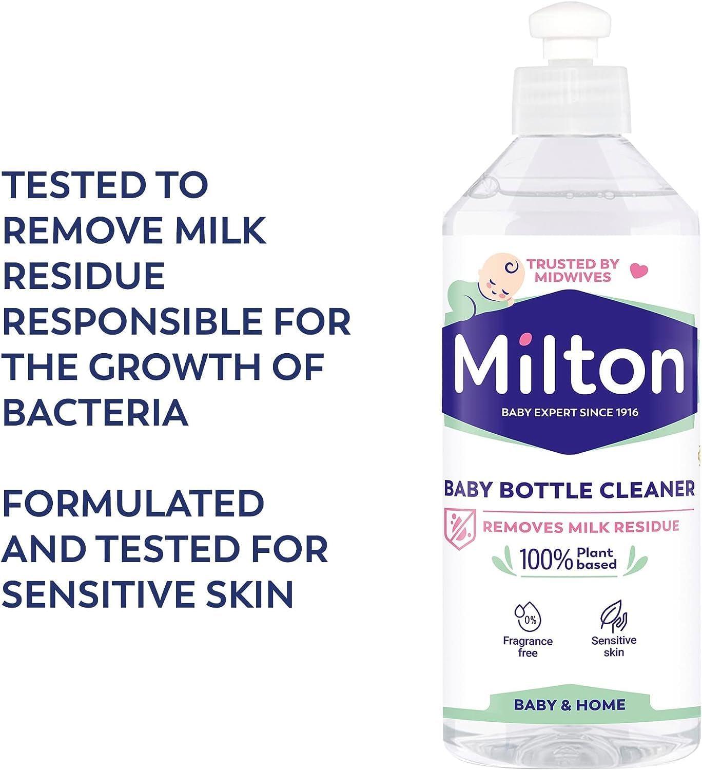 Milton Baby Bottle Cleaner & Anti-Bacterial Spray + Hand Sanitizer ...