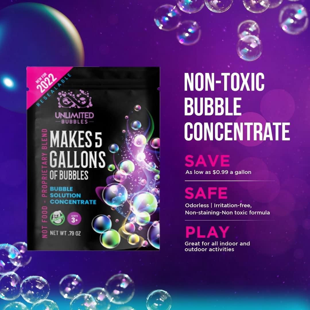 Non-Toxic Bubble Solution Powder for Machines, Wands, and Refills ...