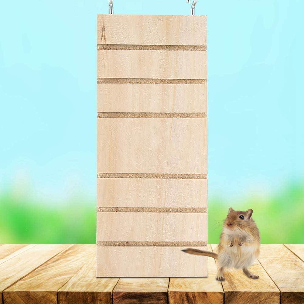 Wooden Pet Ladder Hamster Bird Stand Platform Toy Chewing Toys Rest ...