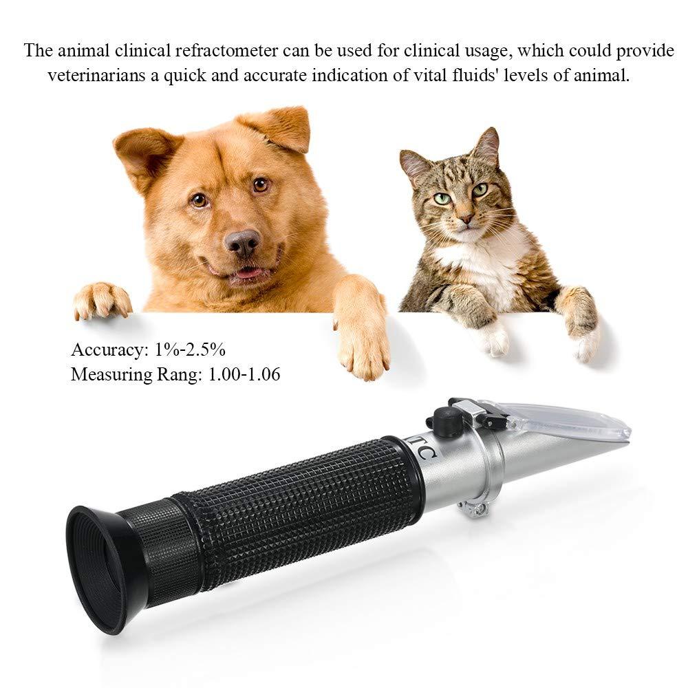 BOWONG Clinical Refractometer Veterinary Hand-Held Refractometer Vet ...