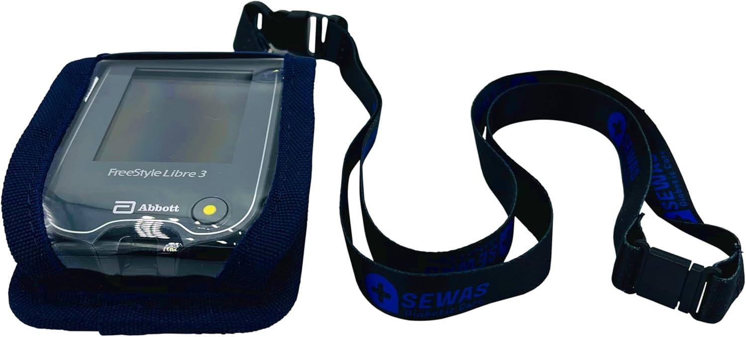 Sevas Diabetic Care Shoulder Bag for Freestyle Libre 1 2 & 3 - Dark ...