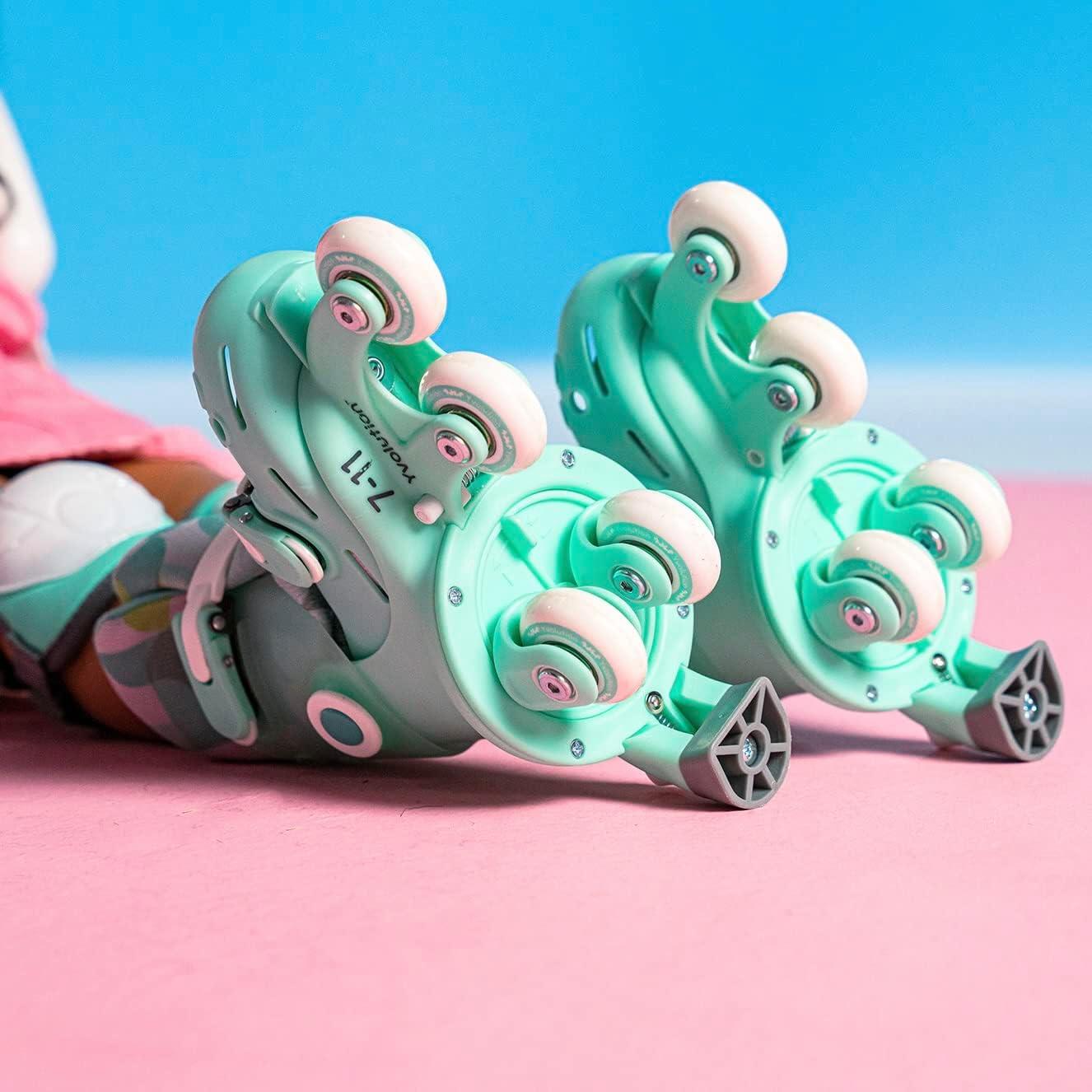 Yvolution Twista Skates Learner Training Skates - 2-in-1 Adjustable ...