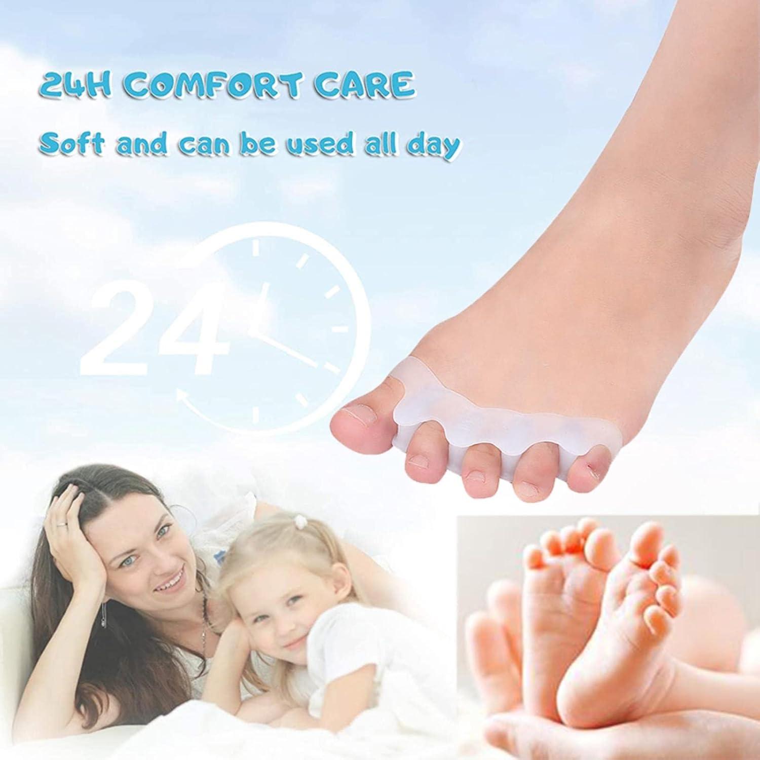2Pcs Children's Gel Toe Separator & Bunion Corrector | Kids Toe ...