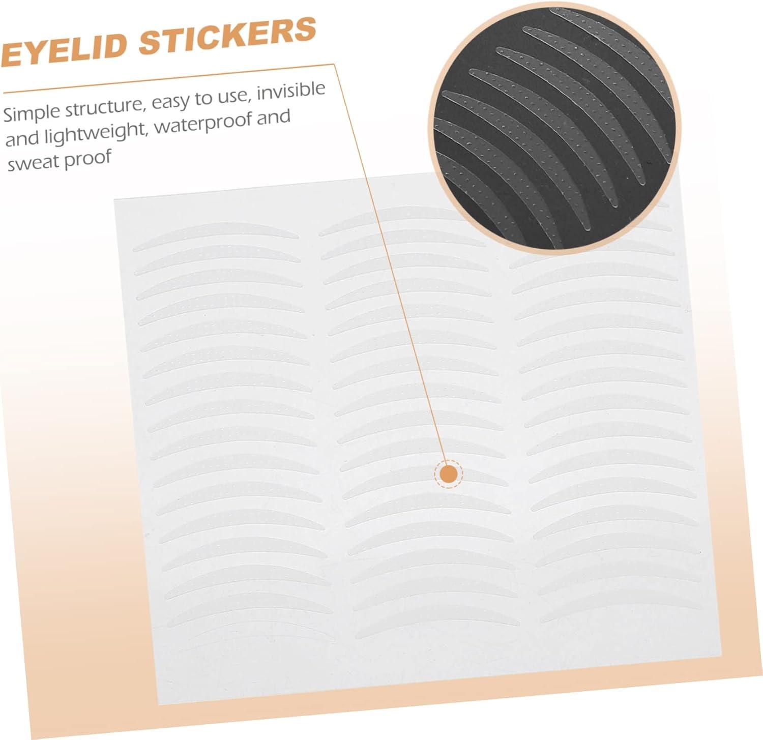 FRCOLOR 2 Sets Double Eyelid Sticker for Eyelids Eyeball Sticker Eyelid ...