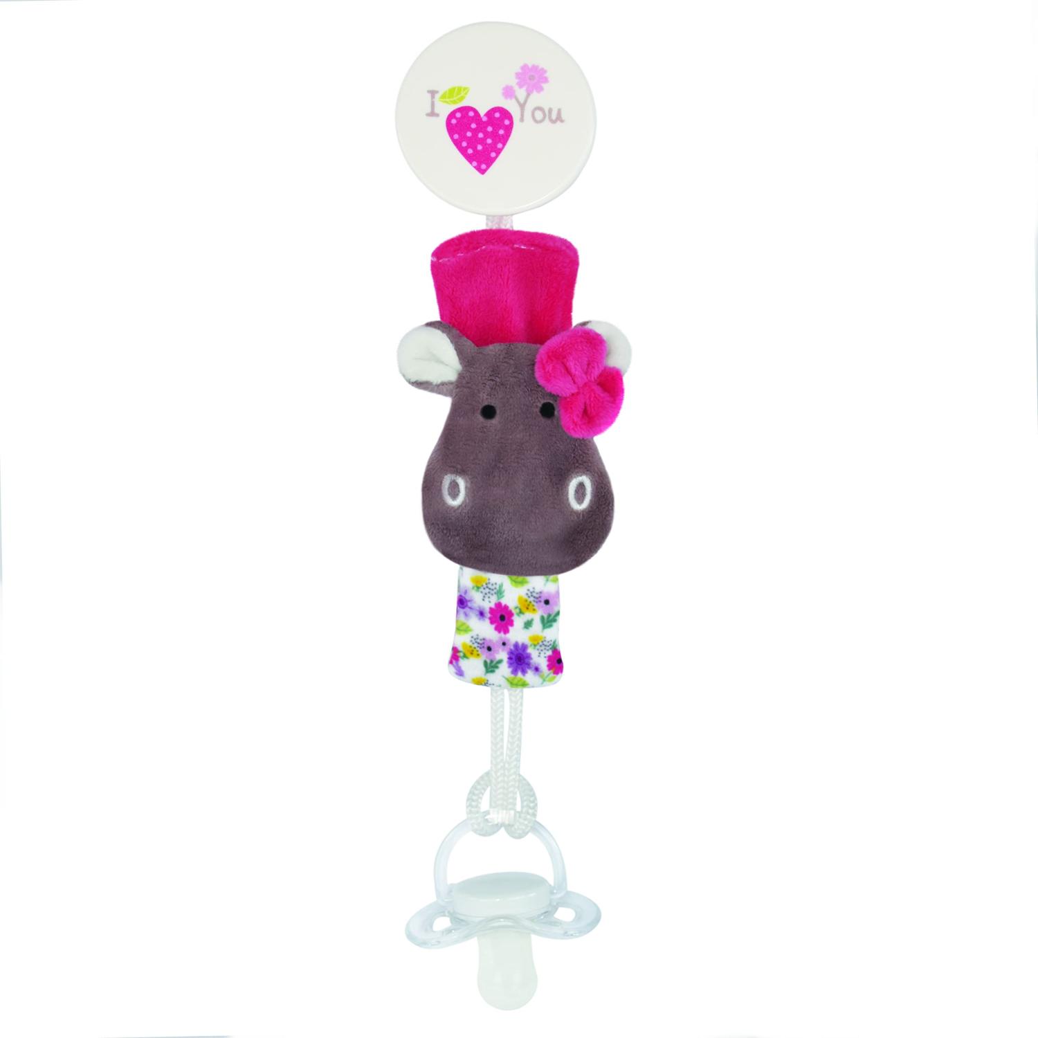 Buy Baby NAT Pacifier Chain Zo BN0703 in Pink | International Shipping ...