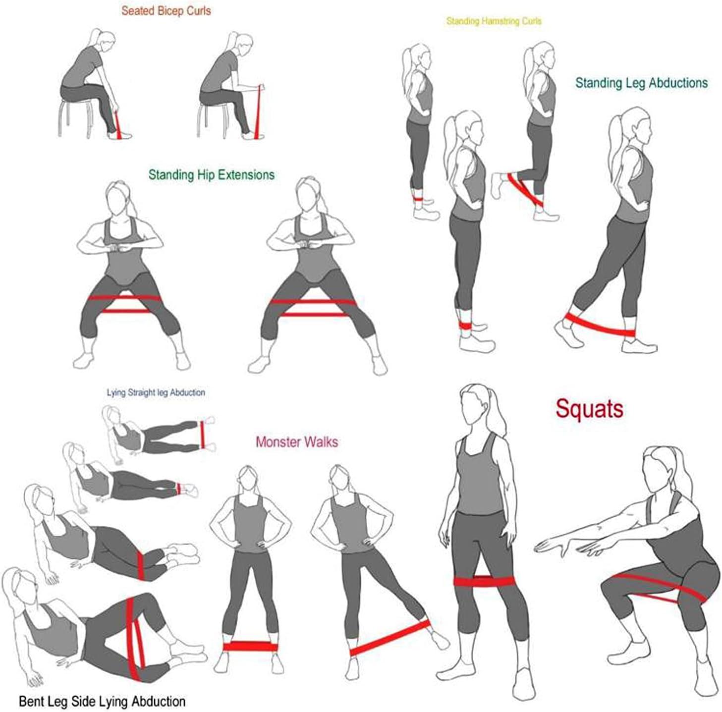 Premium Non-Slip Booty Bands for Legs and Butt - Fabric Resistance ...