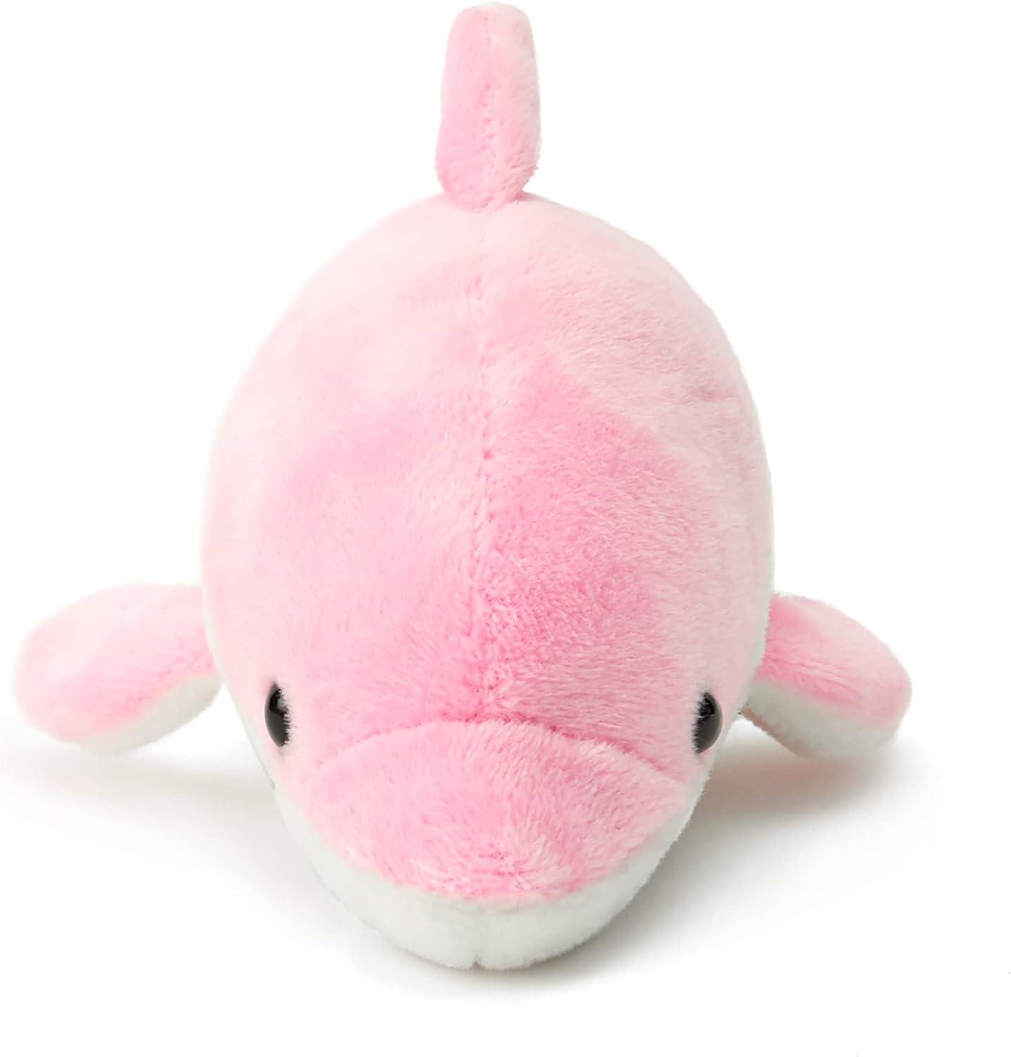 Zappi Co Children's Soft Plush Toy - Pink Dolphin (12-15cm) | Snuggly ...