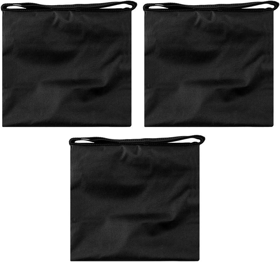 Photography Studio Heavy Duty Sandbag Saddlebag 3 Pack (Black) - Ideal ...