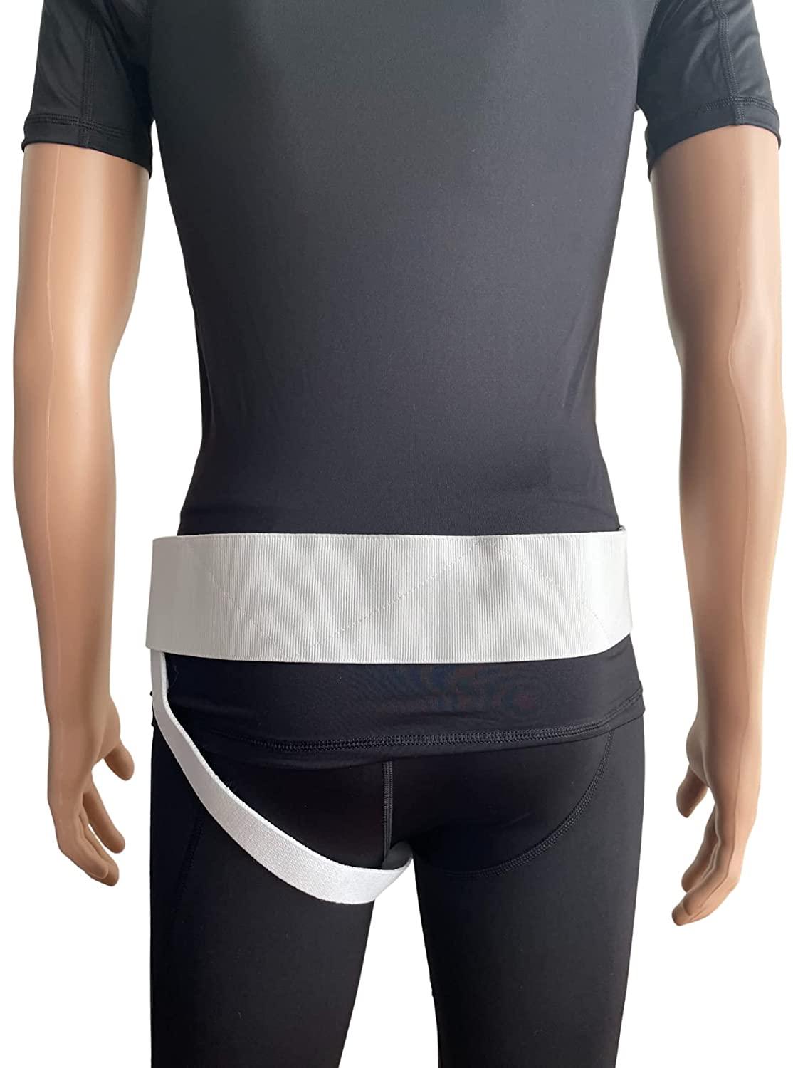 FlexaMed Left Inguinal Groin Hernia Truss with Compression Pad - Medium ...