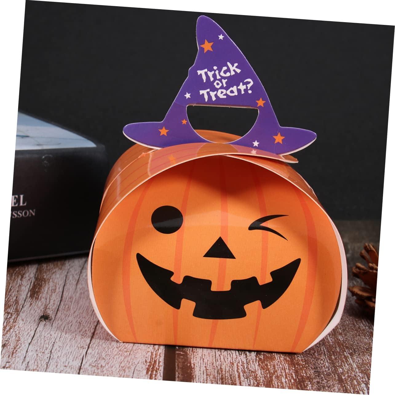 ULTECHNOVO Paper Bags 160 Pcs Halloween Paper Box Gift Boxes Halloween ...