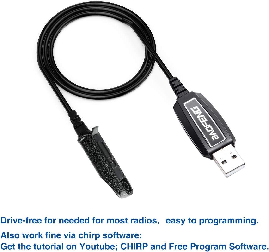 Baofeng USB Programming Cable PL2303 Chip | Drive Free Win11 | For ...
