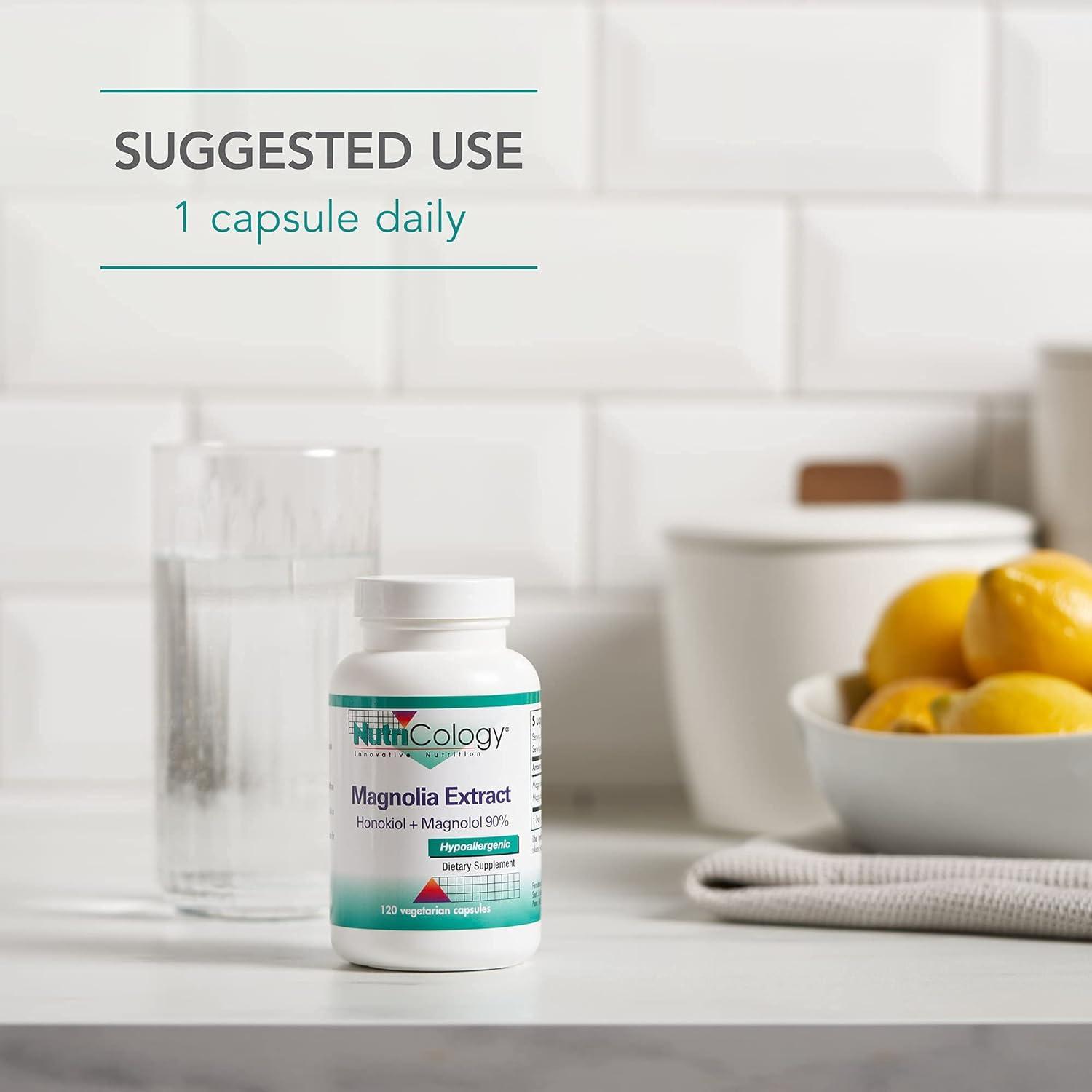 Nutricology Magnolia Extract - Stress and Sleep Support Cortisol ...
