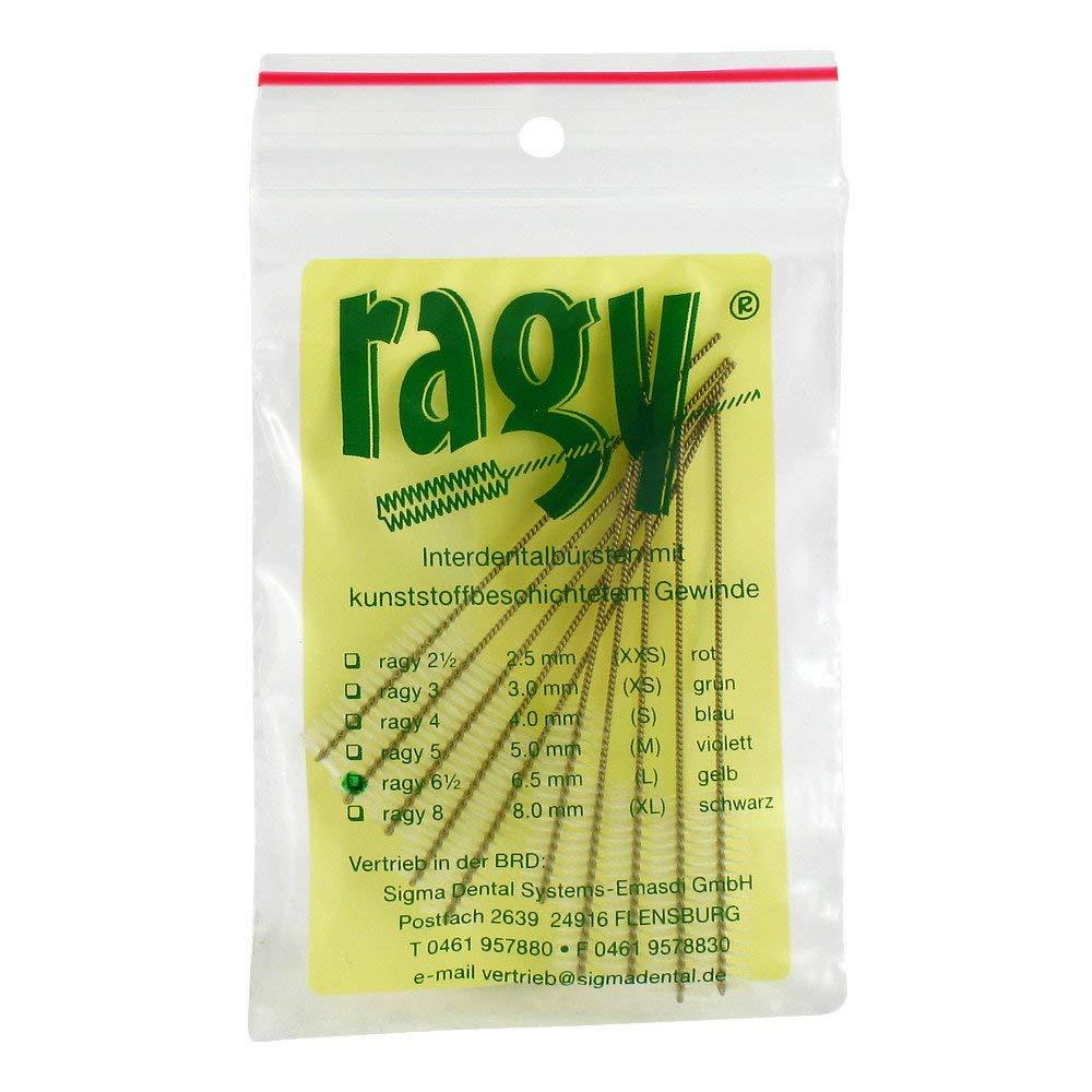 RAGY Interdental Brushes (6.5 inch Yellow) - 10 Pack | Ideal for ...
