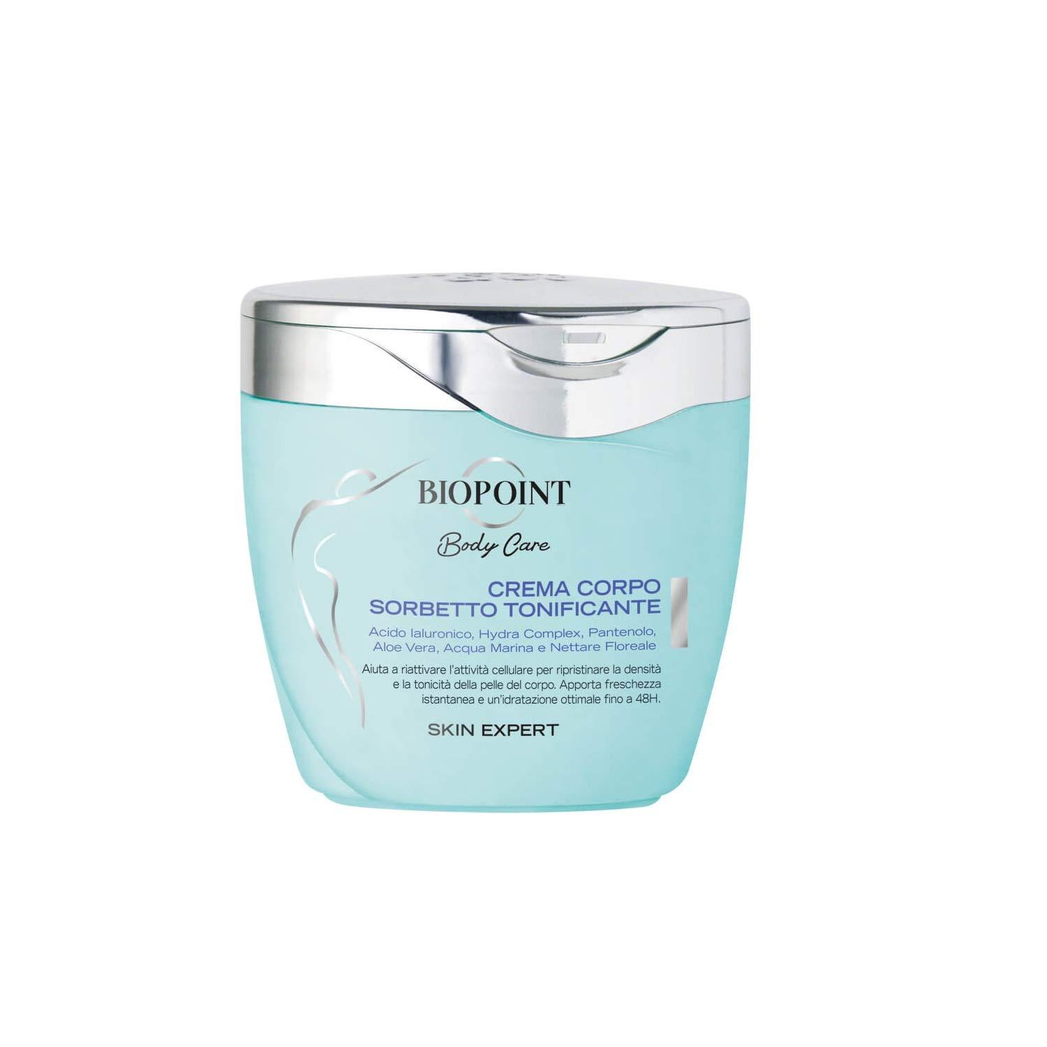 Biopoint Body Cream Sorbet - 48H Toning & Moisturizing with Aloe Vera ...