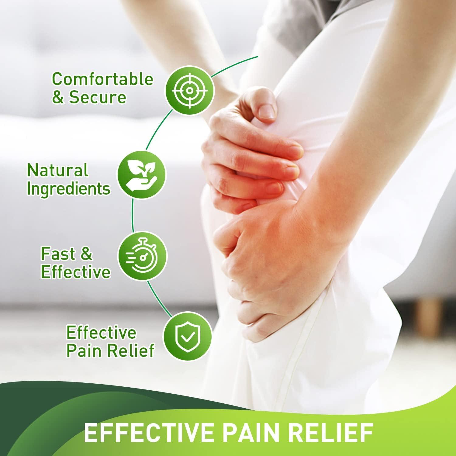 Sumifun Pain Relieving Patches - 120 Count for Knee, Back, Neck ...