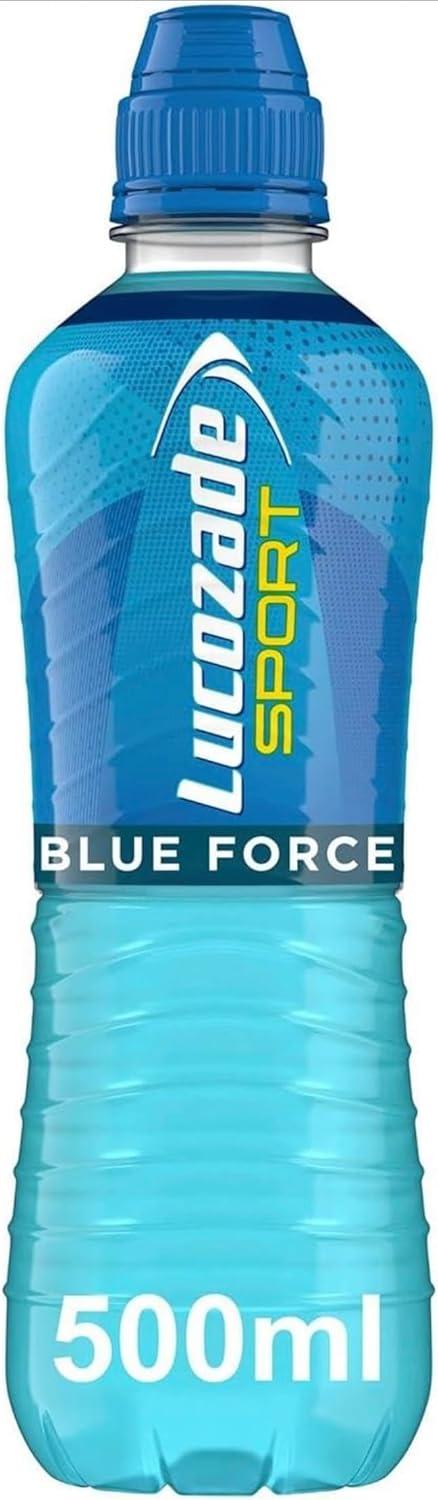 Lucozade Sport Blue Force Isotonic Fuel 12x500ml -New Blue Lucozade ...