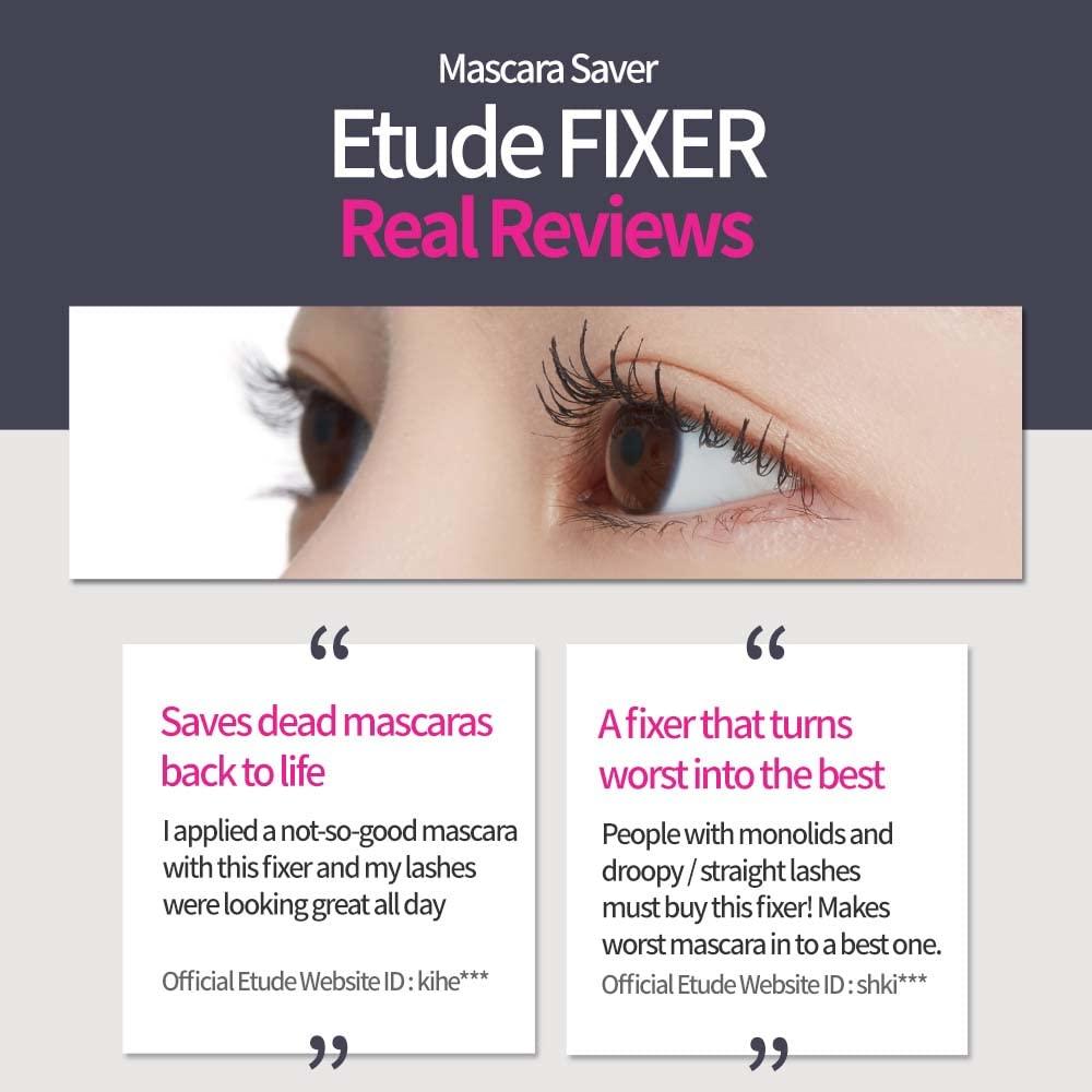 ETUDE HOUSE Dr. Mascara Fixer 01 for Perfect Lash | Long-Lasting Smudge ...