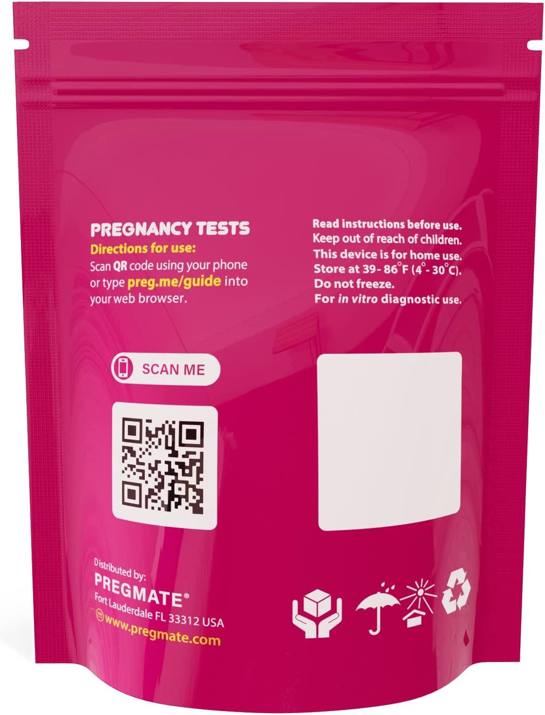 Pregmate 20 Pregnancy Midstream Tests (20 Count) | Reliable & Accurate ...
