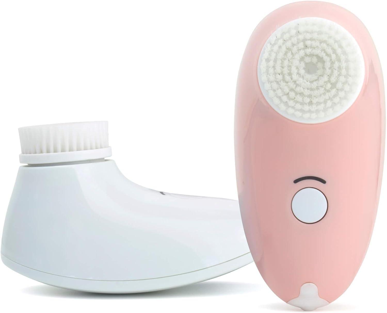 Magnitone London First Step Compact Pink Cleansing Brush - Gentle and ...