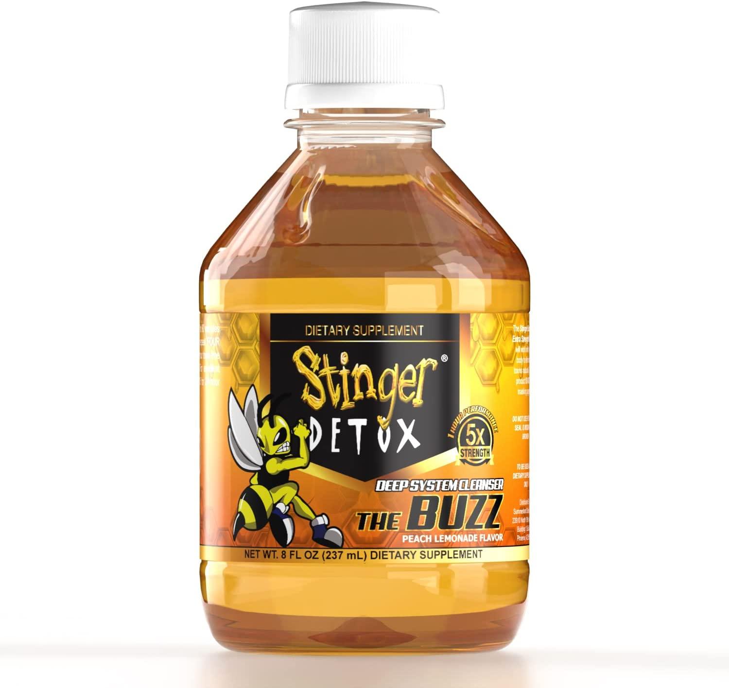 Stinger Detox Buzz 5X Extra Strength Drink - Peach Lemonade (8 FL OZ) | Buy Now with Express ...
