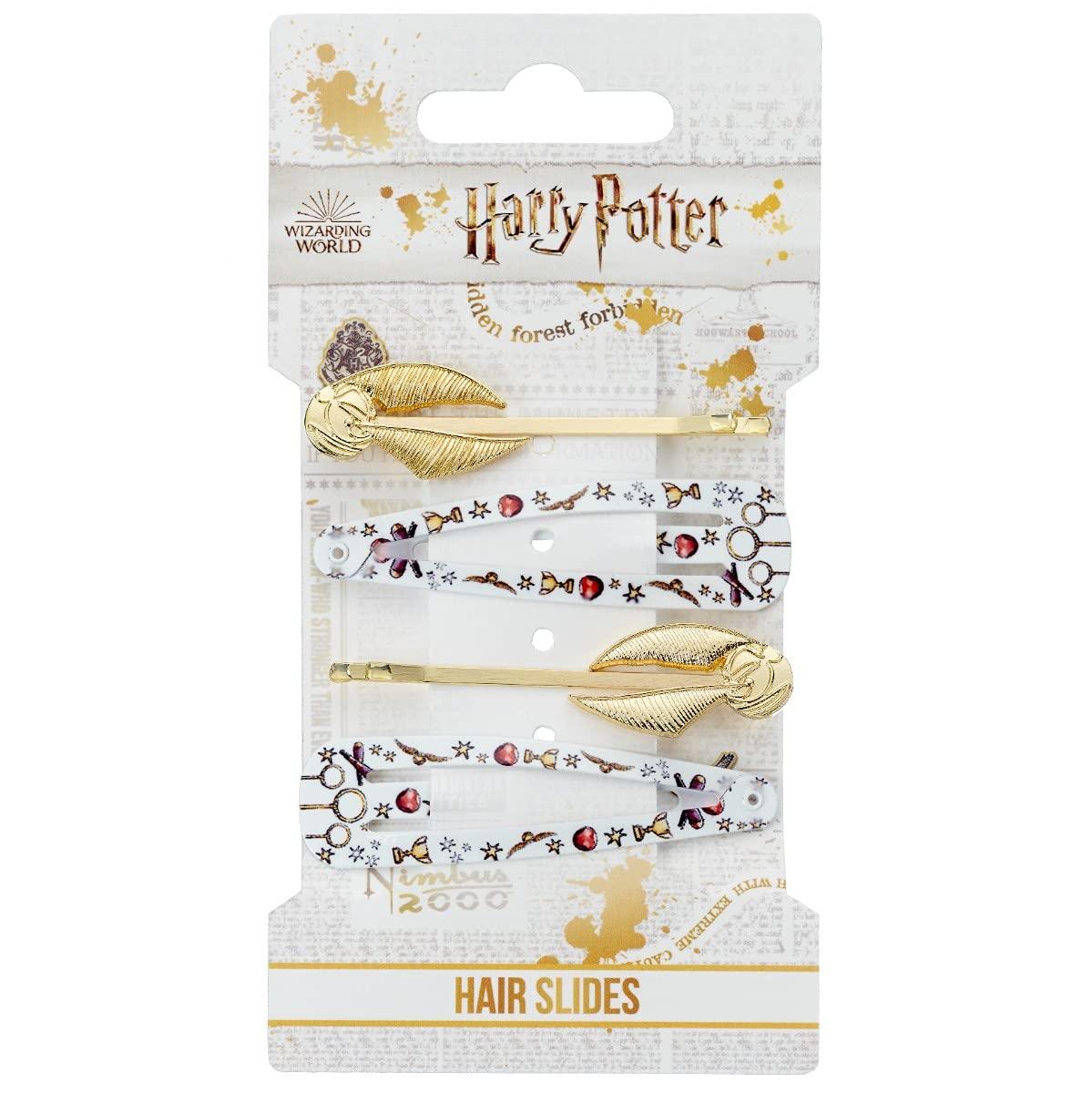 Harry Potter Golden Snitch Quidditch Hair Clip Set - The Carat Shop ...
