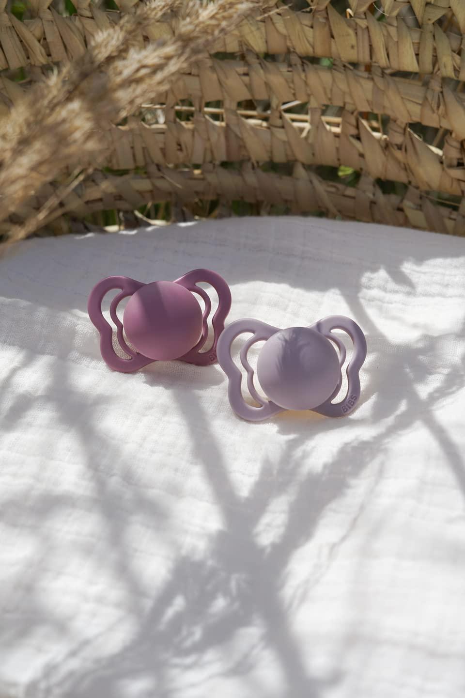 BIBS Couture Collection BPA-Free Baby Pacifiers from Denmark | Set of 2 ...