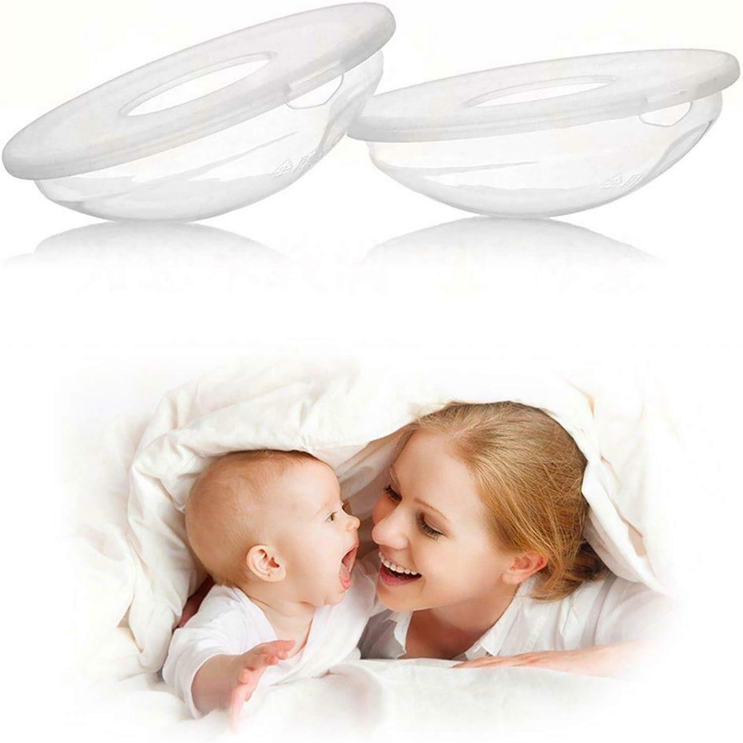Milk Savers Breastmilk Collector Shells Silicone Breast Milk Nursing ...