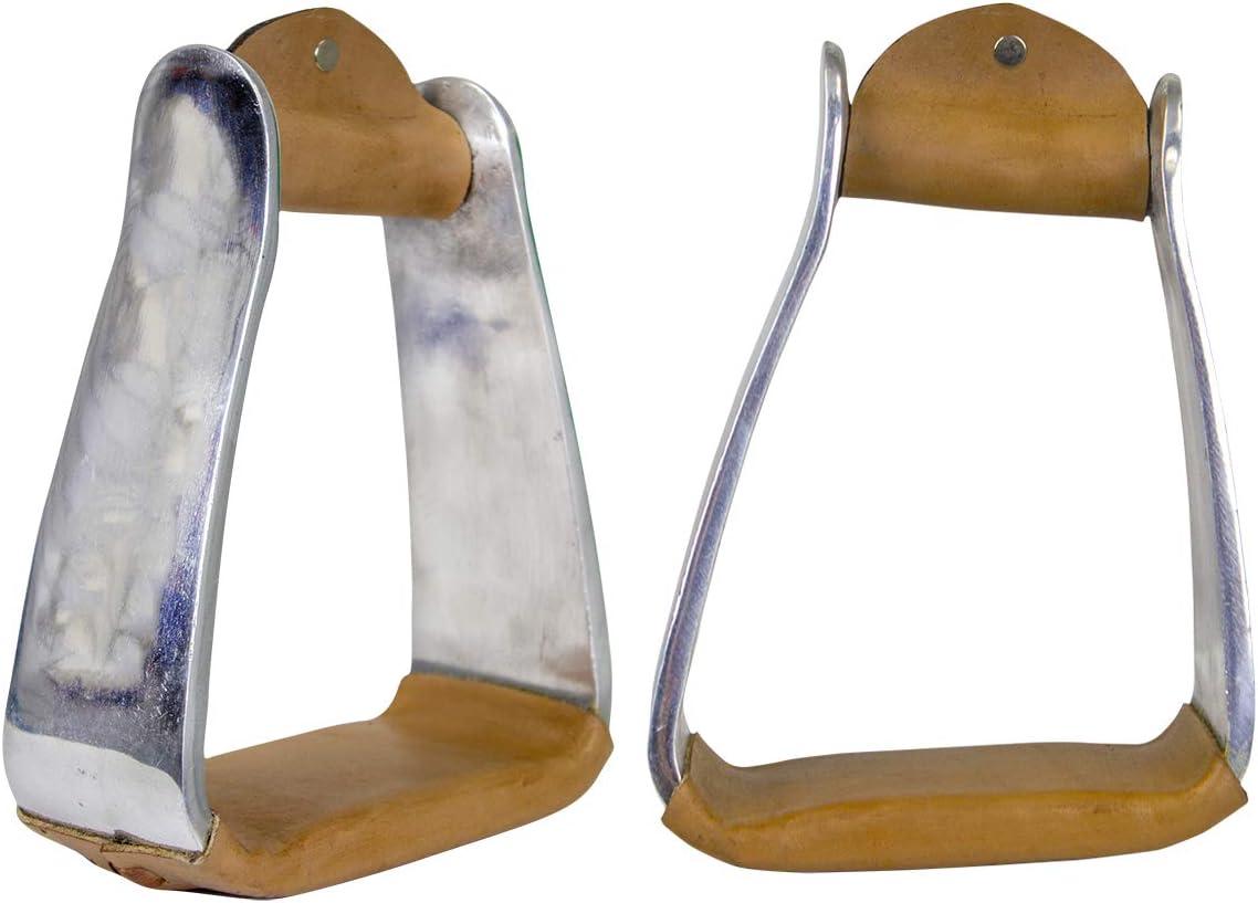 Tahoe Tack Angled Knee Relief Heavyweight Western Stirrups for Adults ...