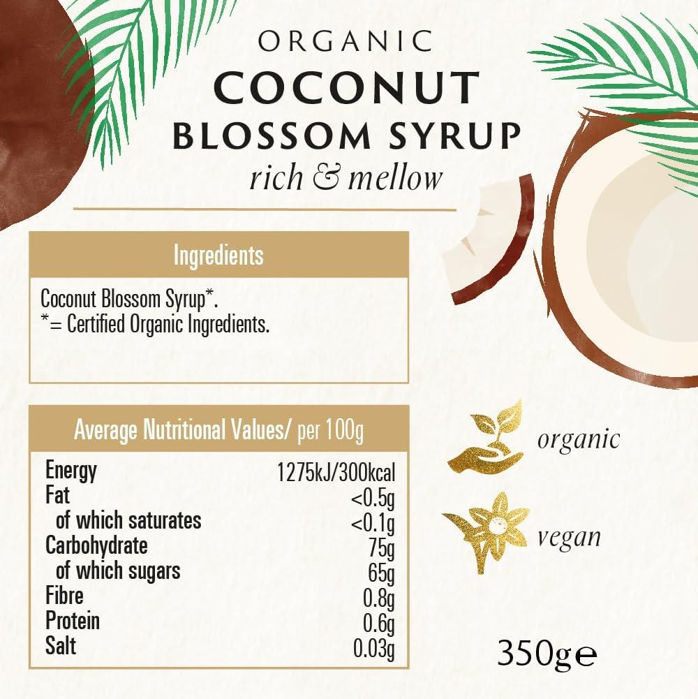 Biona Organic Coconut Blossom Syrup 350g - Natural Sweetener | Buy ...