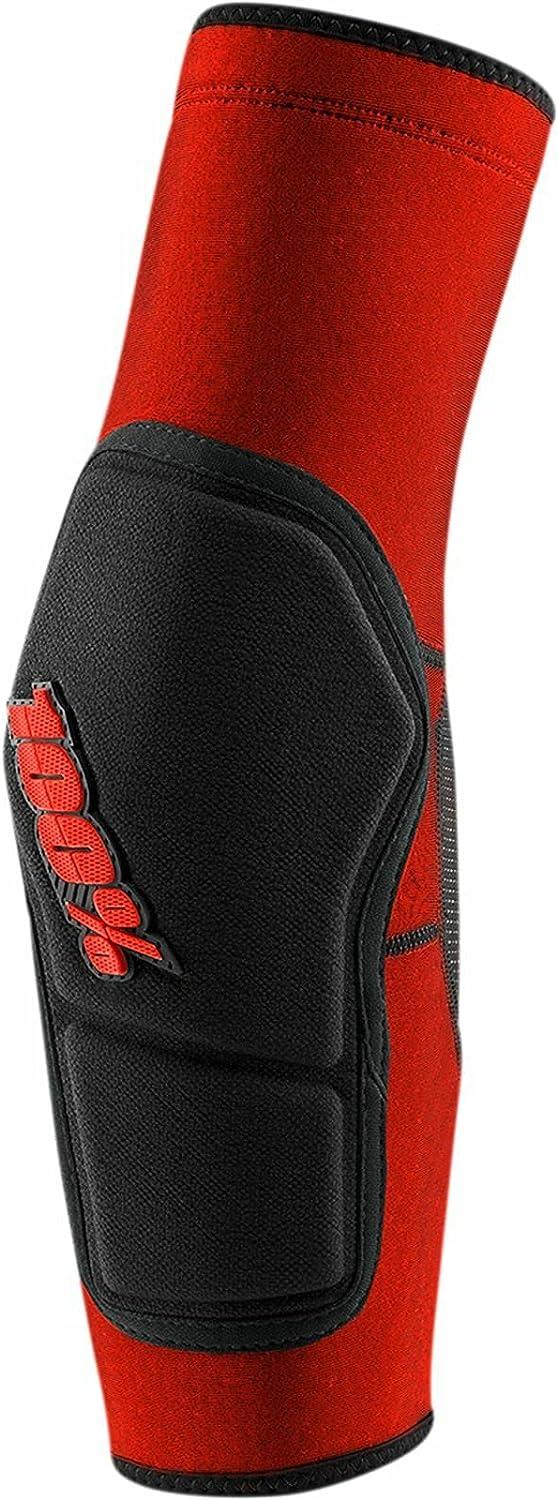 100% Ridecamp Mountain Biking Elbow Pad - Red/Black Large - BMX & MTB ...