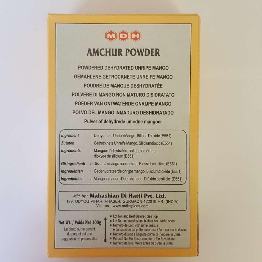 MDH Amchur Powder 100g - Premium Quality Indian Mango Powder