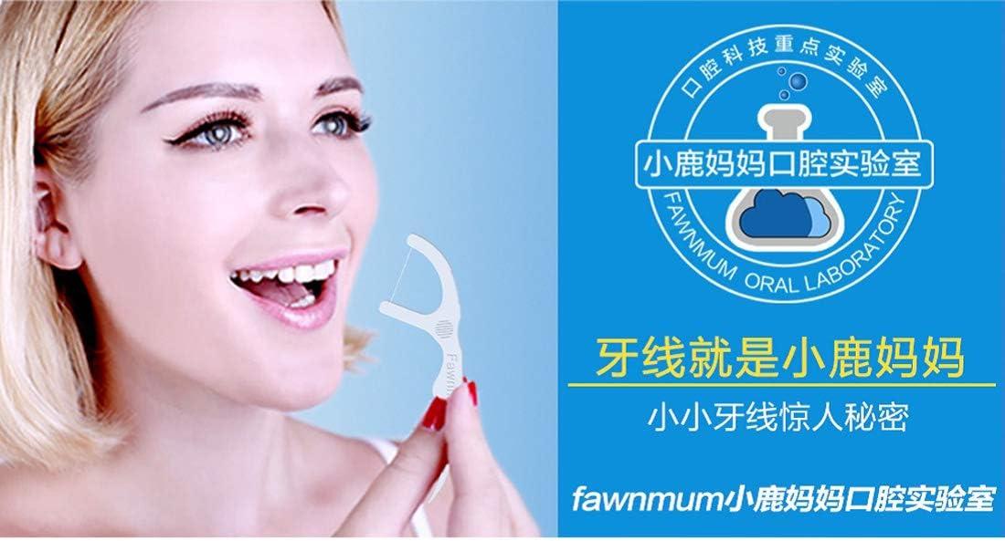 Fawn Mum Dental Floss Sticks - Individually Wrapped Teeth Cleaning (Box ...