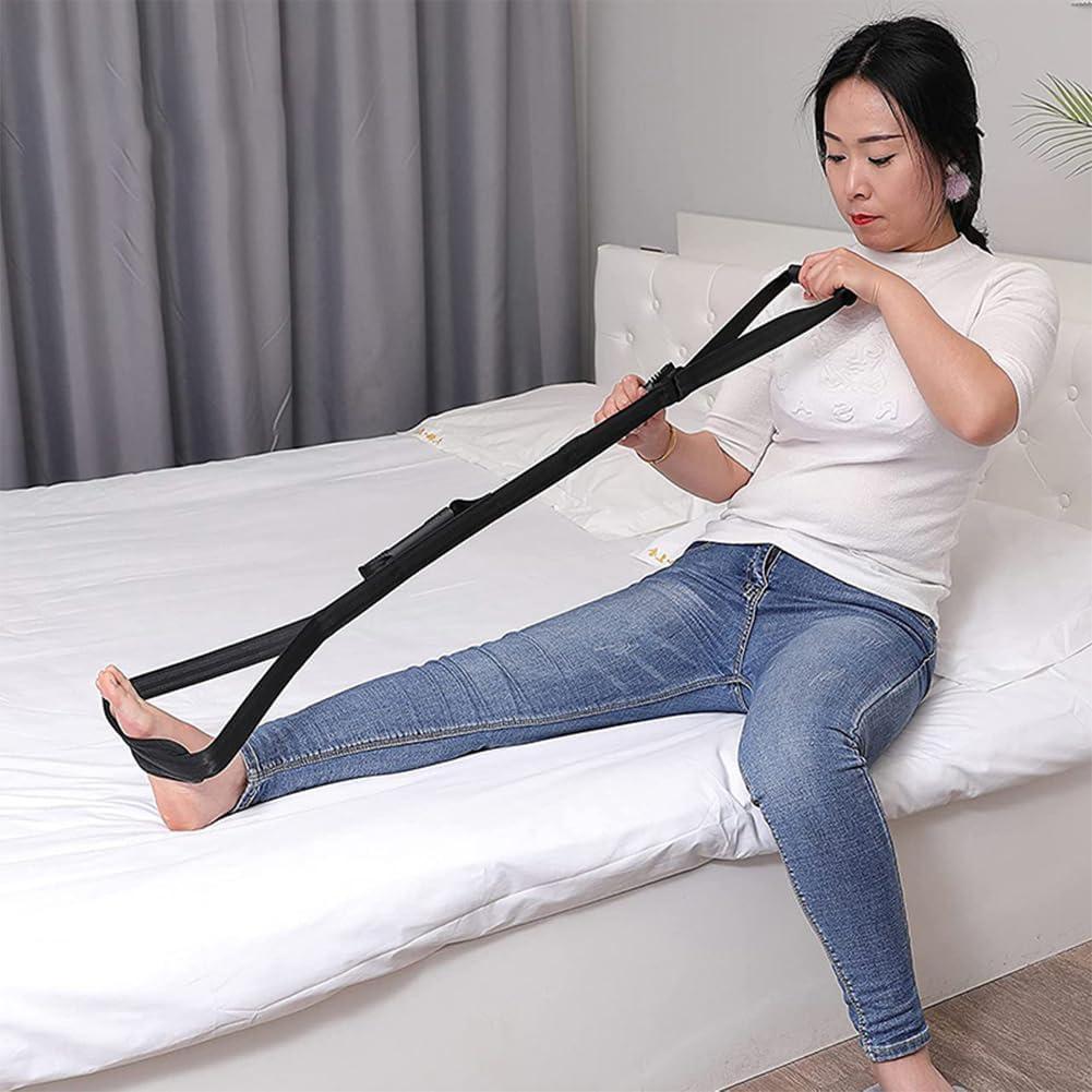 35-44 Inch Long Leg Lifter Strap Multi-Loop Adjustable Mobility Leg ...