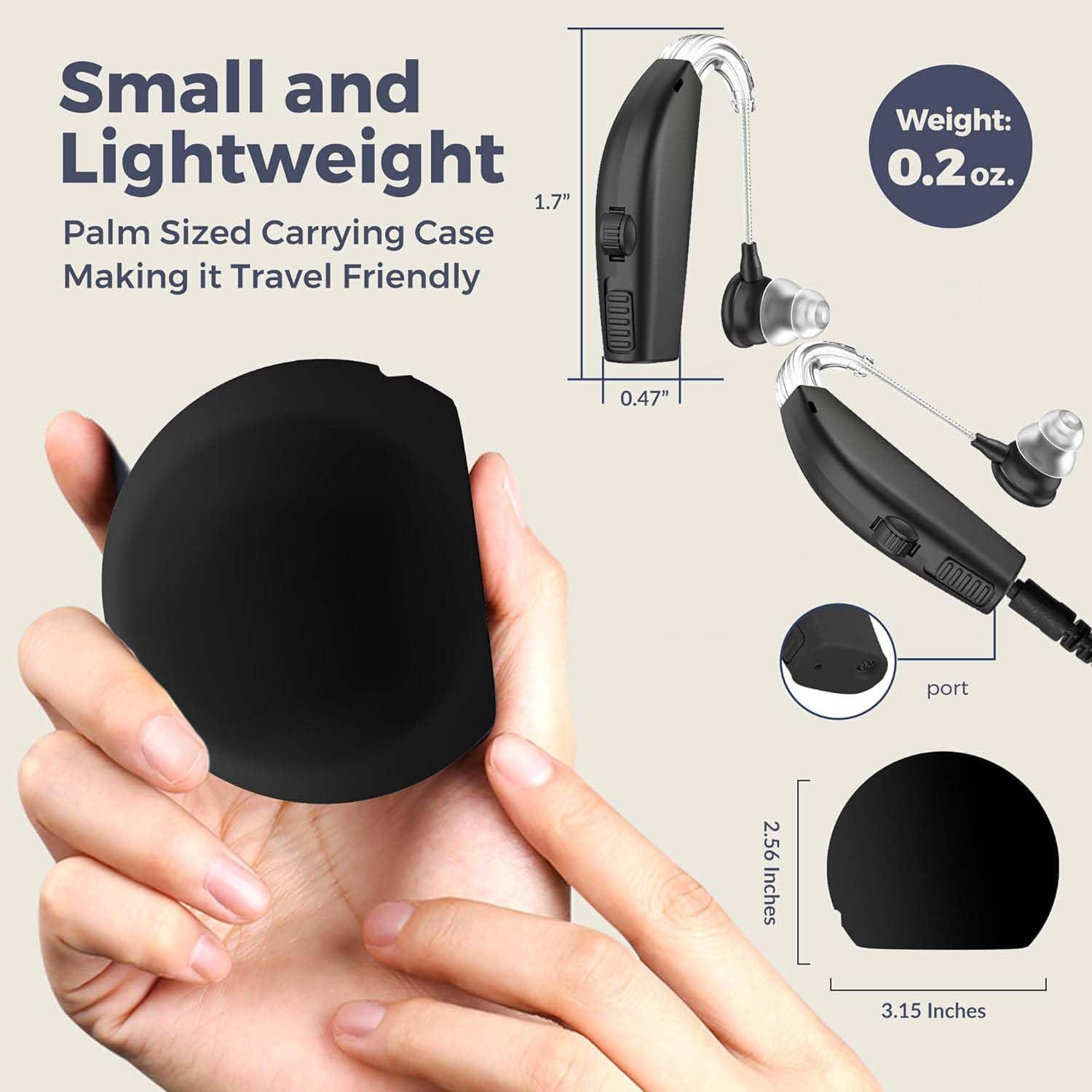 Pair of 2 Rechargeable Personal Enhancement Devices - All-Day Battery ...