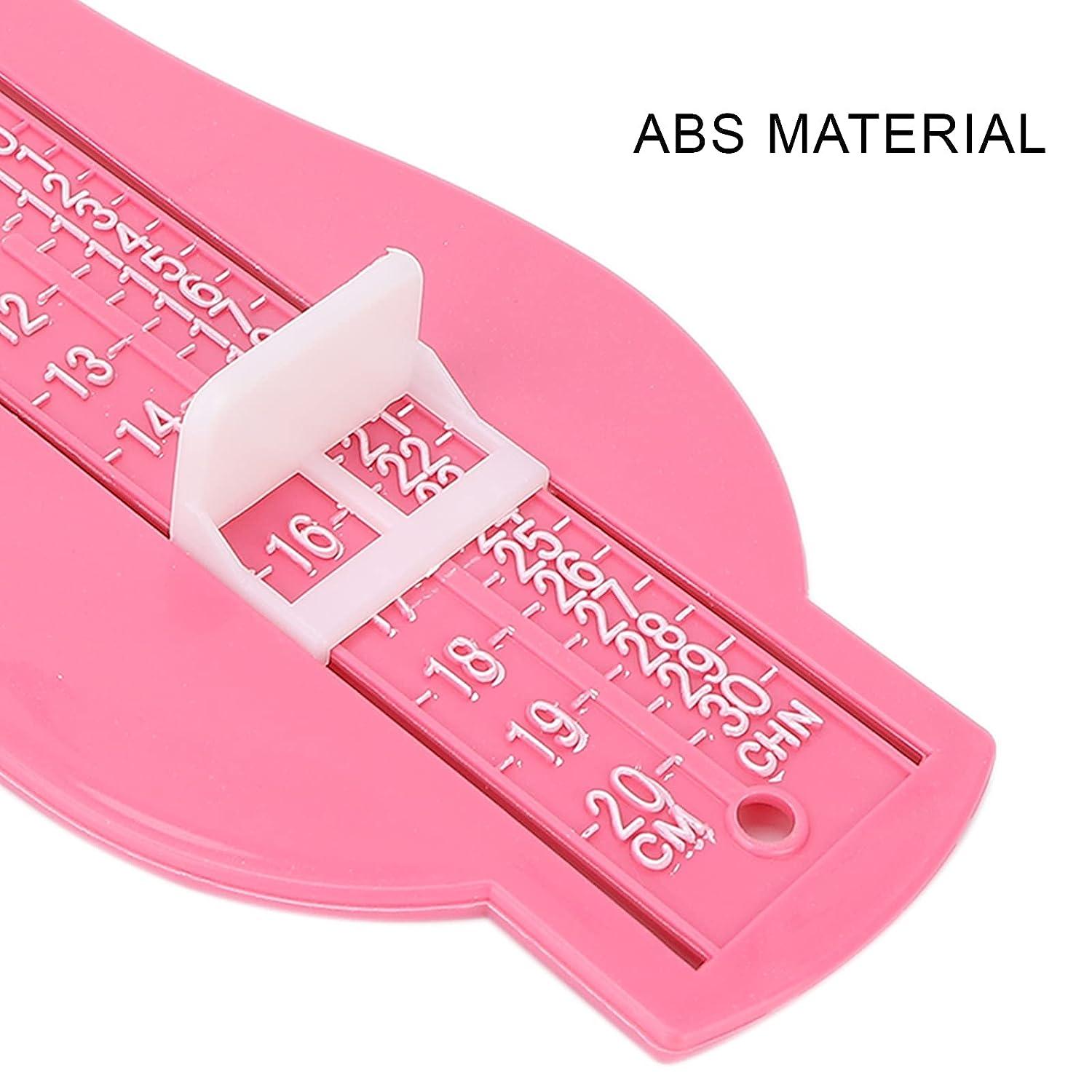 Buy Kids Shoe Sizer: Home Foot Measurement Device (Pink) - Easy Sizing ...