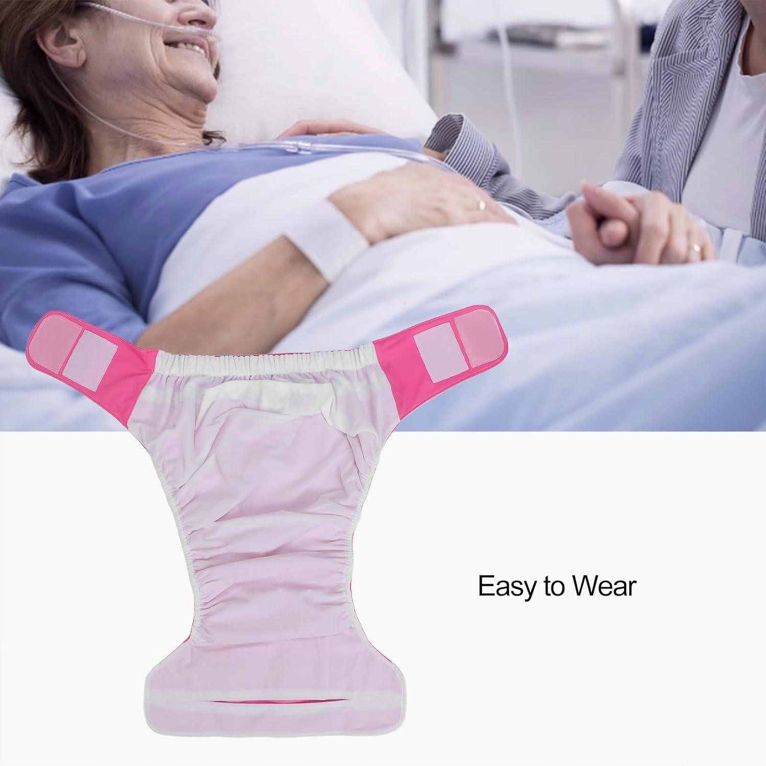 Washable Reusable Adult Cloth Diapers for Men and Women - Waterproof ...