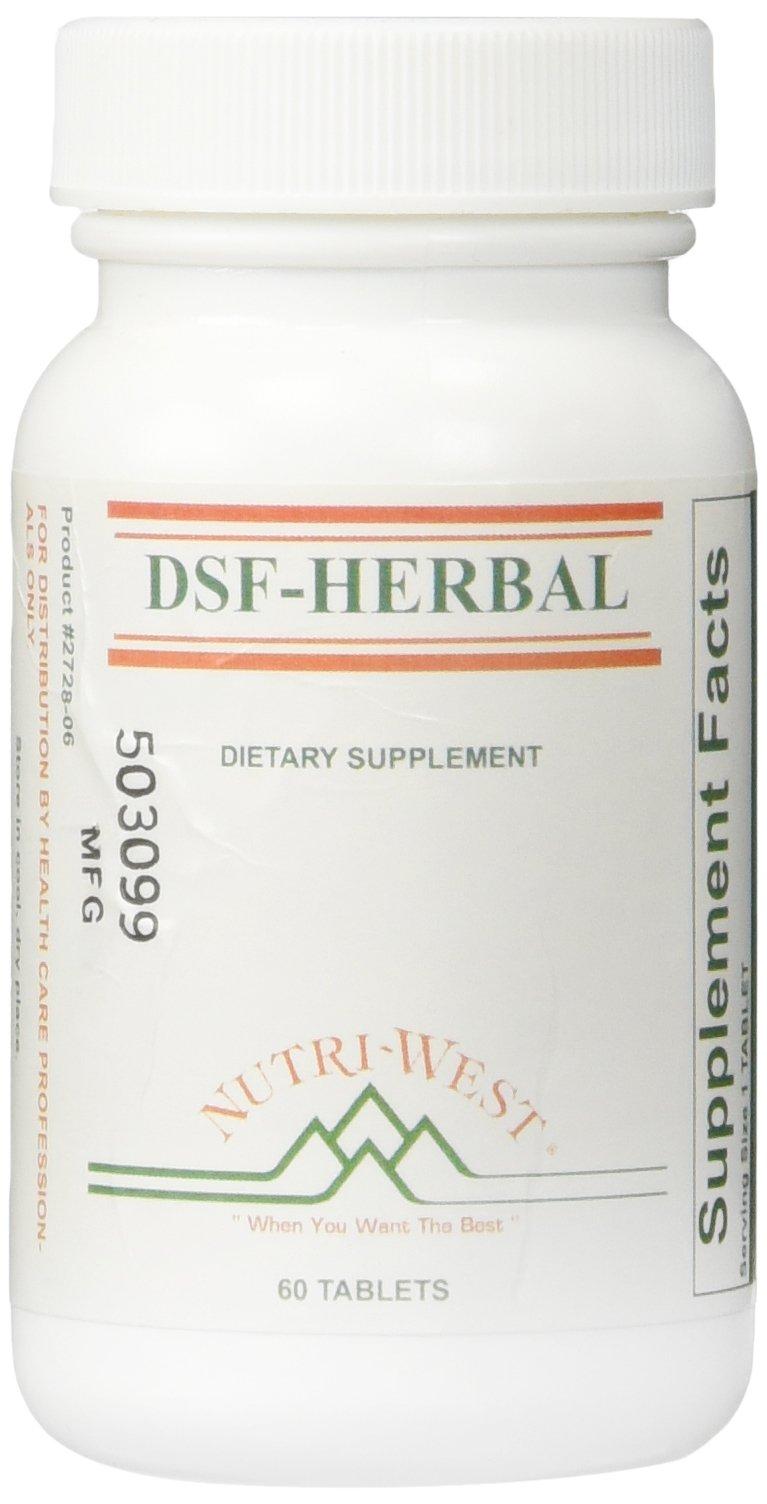 Nutri West DSF Herbal 60 Tablets - Natural Stress Relief Formula | Buy ...