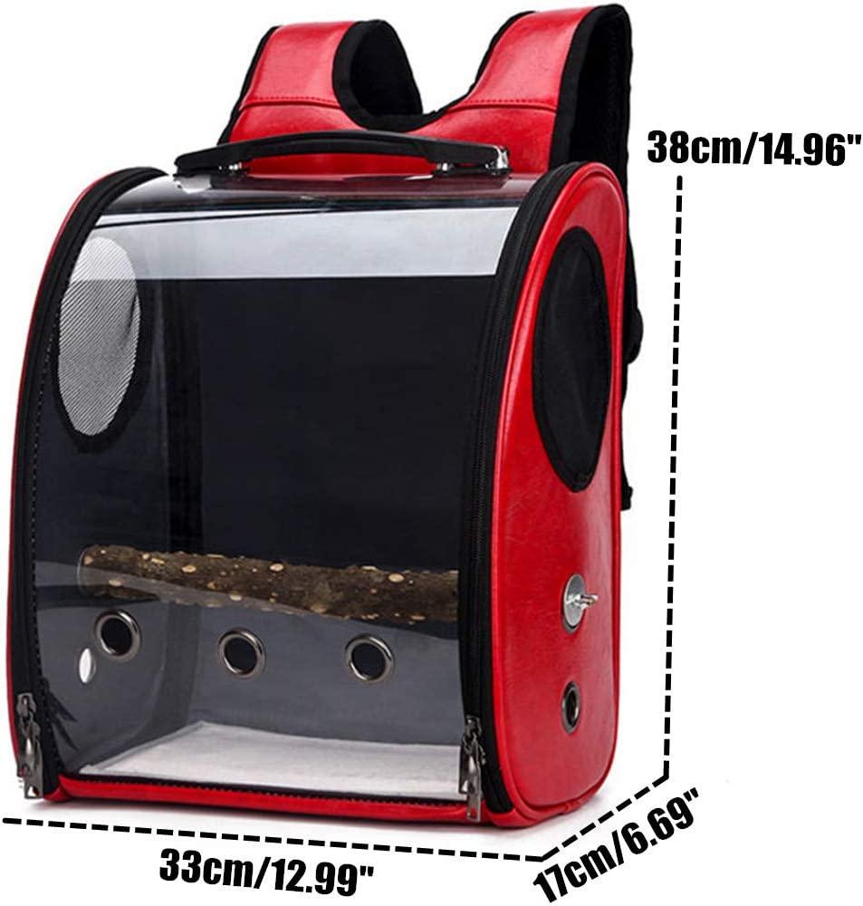 Outdoor Bird Backpack Carrier with Perch Stand | Breathable Space ...