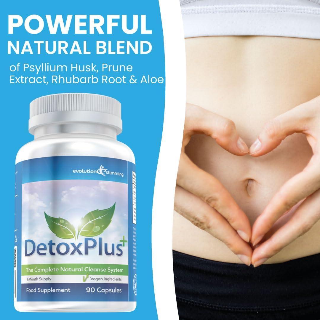 Detox Plus Cleanse System for Bloating Weight Loss - 180 Capsules by ...