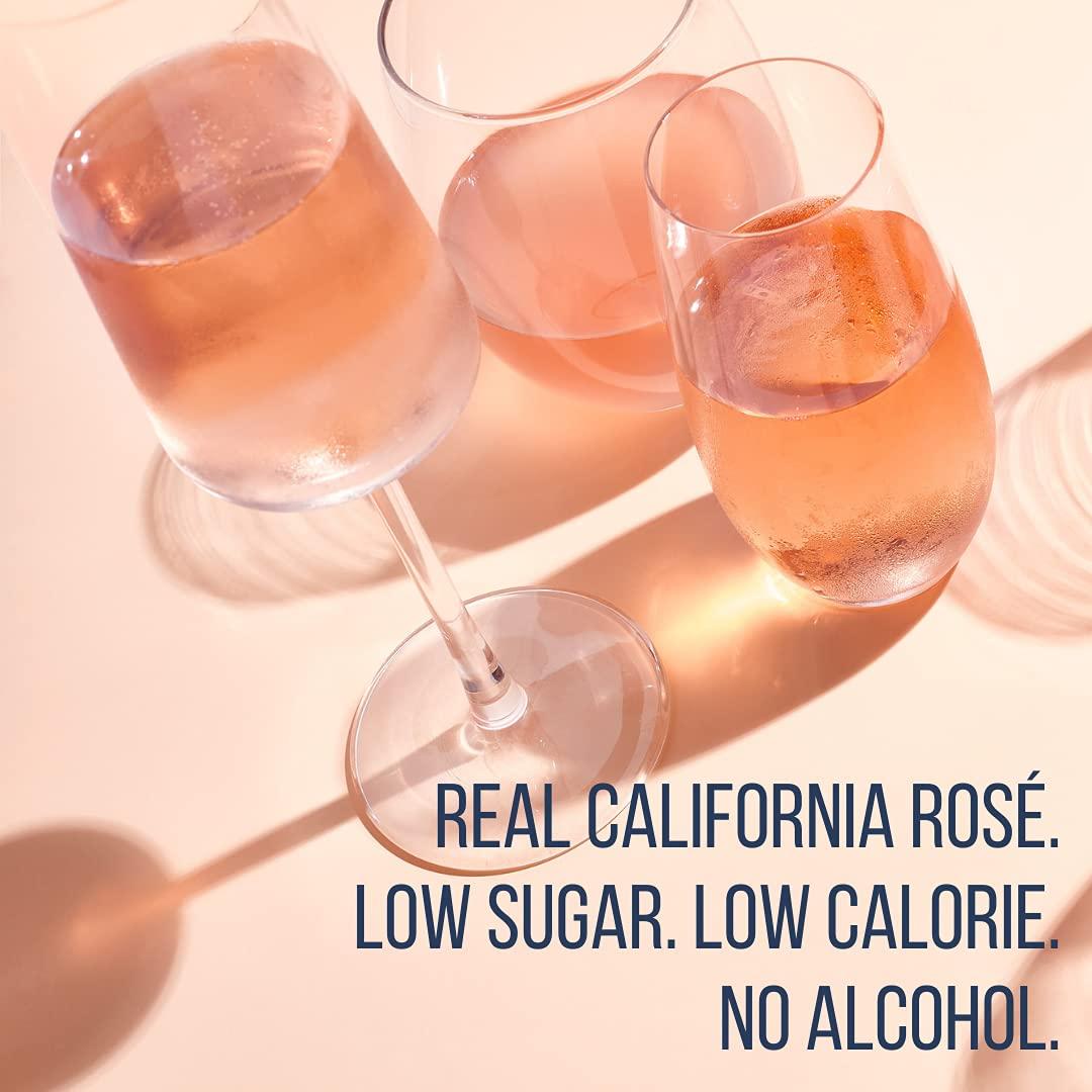 Surely Non Alcoholic Sparkling Ros | Dealcoholized California Ros | 2g Sugar, 20 Calories ...