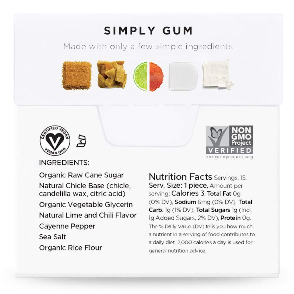 Simply Gum Natural Chewing Gum (Revive 1 Pack) Revive 15 Count | Buy ...