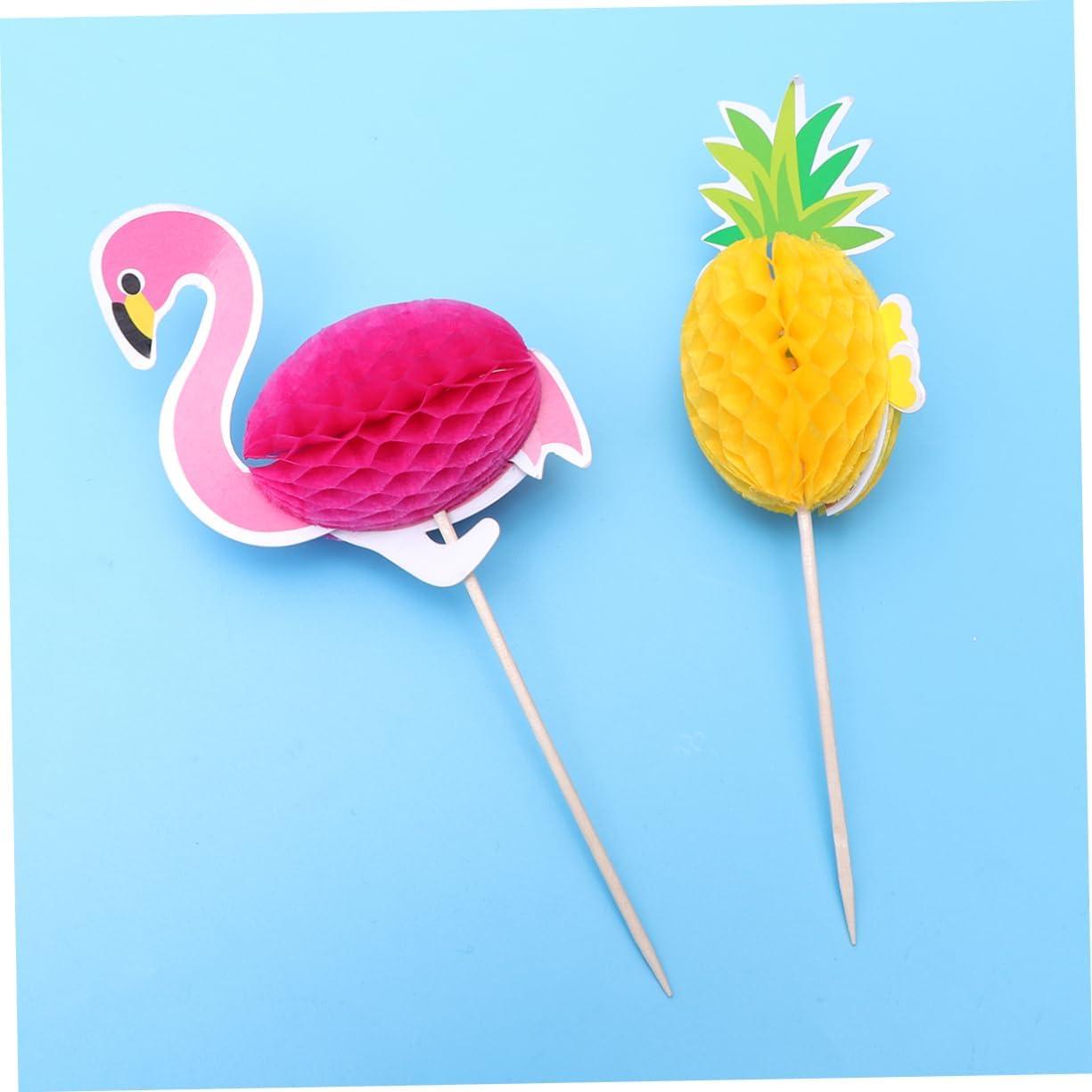 Warmhm 40pcs Cake Picks Baby Shower Cake Toppers Dessert Toppers ...