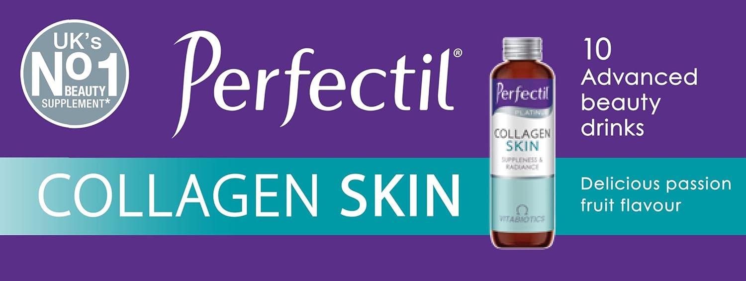 Vitabiotics Platinum Collagen Skin Drink - 10 x 50ml | Perfectil ...