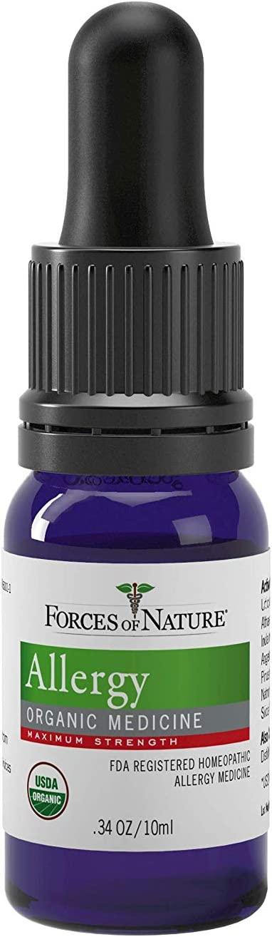 Natural Organic Allergy Relief Medicine - Forces of Nature (10ml) | Non ...
