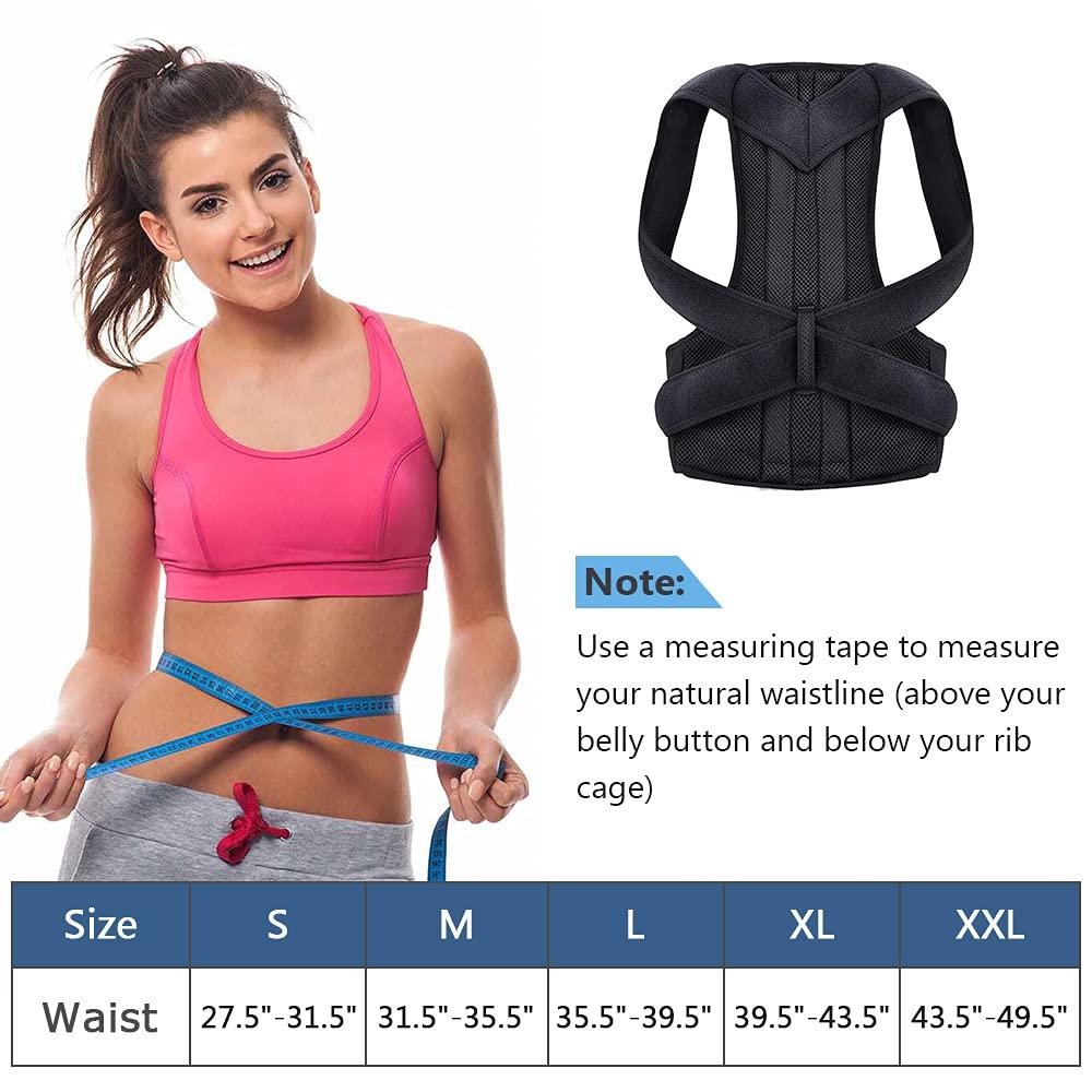 Adjustable Posture Corrector for Women and Men - Lumbar Support Brace ...