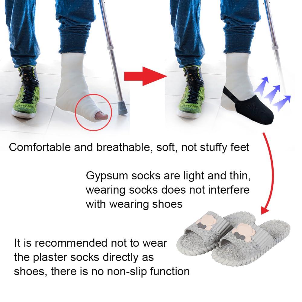 HLIWS Cast Sock Toe Cover - Lightweight Half Foot Protector for Foot ...