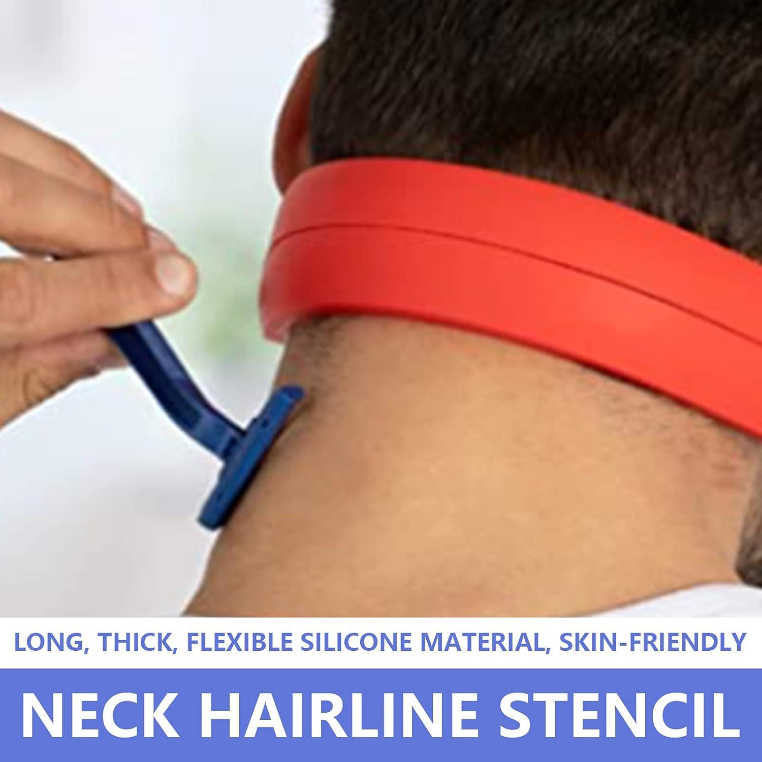 Silicone Neckline Template | Hairline Stencil Tool for DIY Haircuts ...