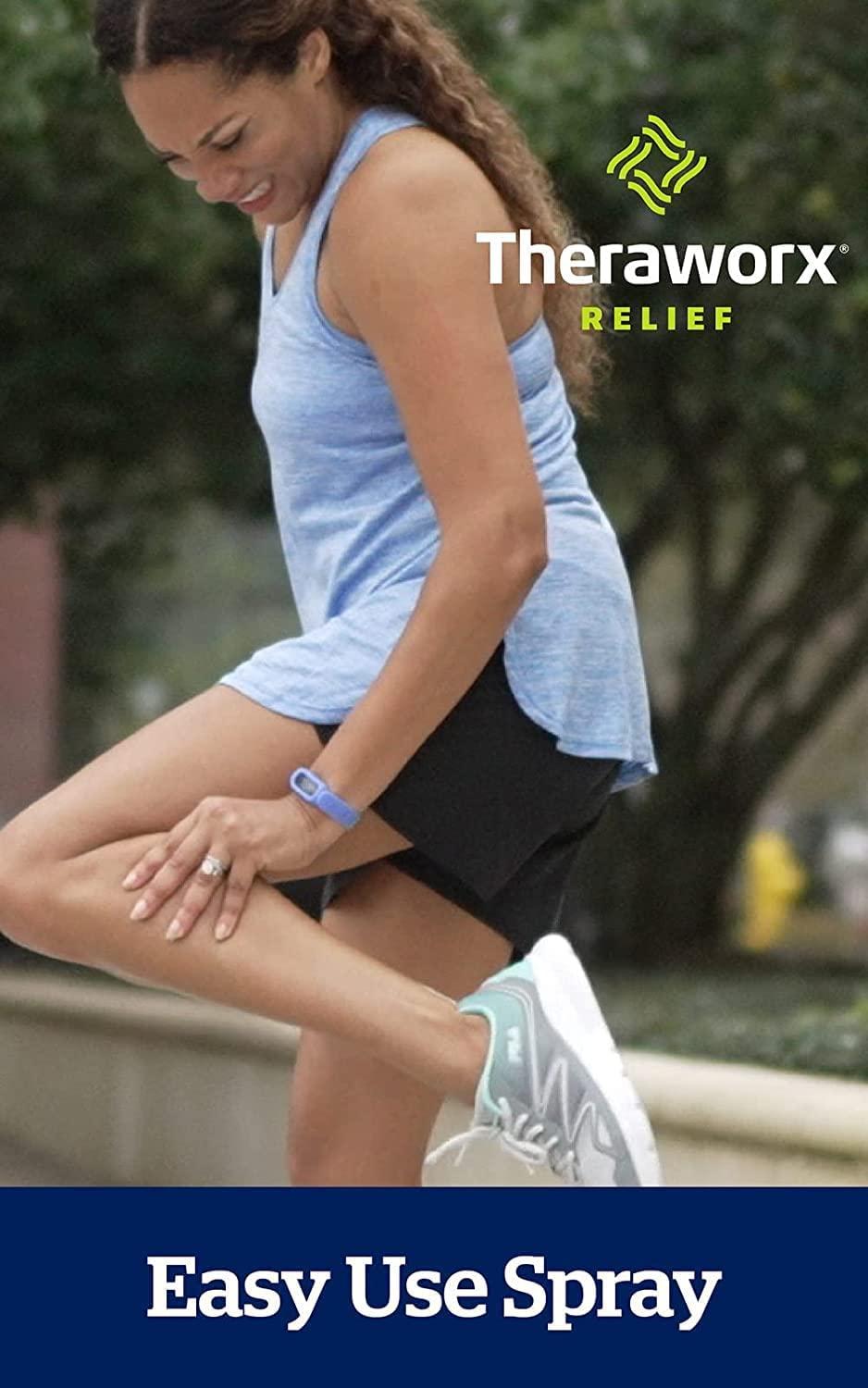 Theraworx Relief Fast-Acting Spray - Relief for Leg Cramps, Foot Cramps ...